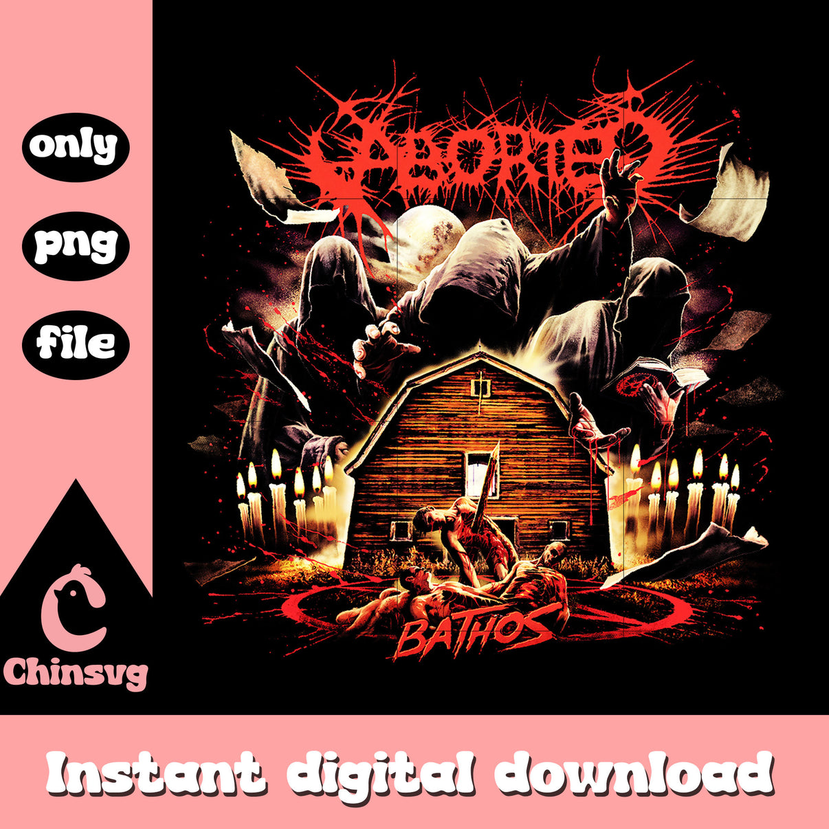 Aborted Bathos movie poster design png, poster film png – Chinsvg