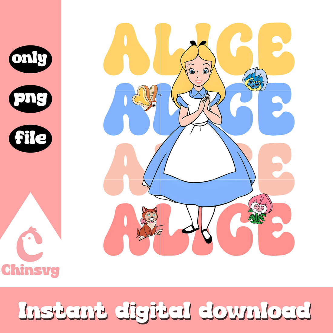 Alice disney princess standing png, alice disney png, alice basic png ...