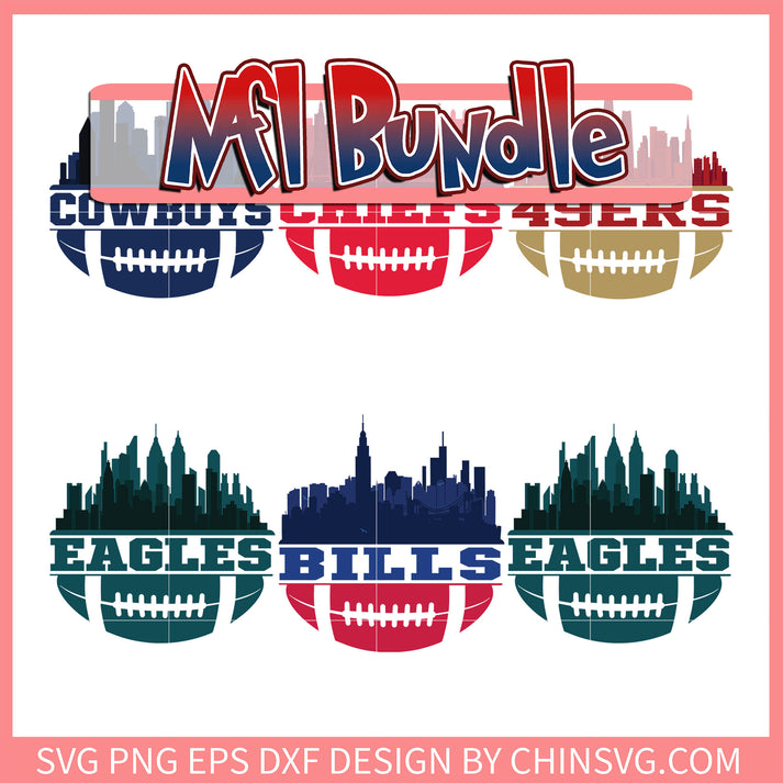America city nfl rugby ball bundle svg, rugby ball svg – Chinsvg