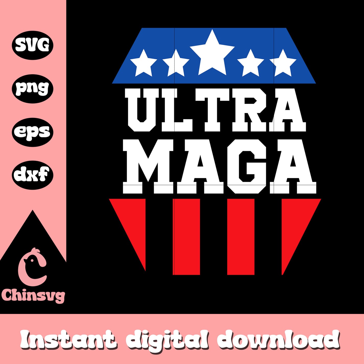 America ultra maga logo design svg, ultra maga svg, maga svg – Chinsvg