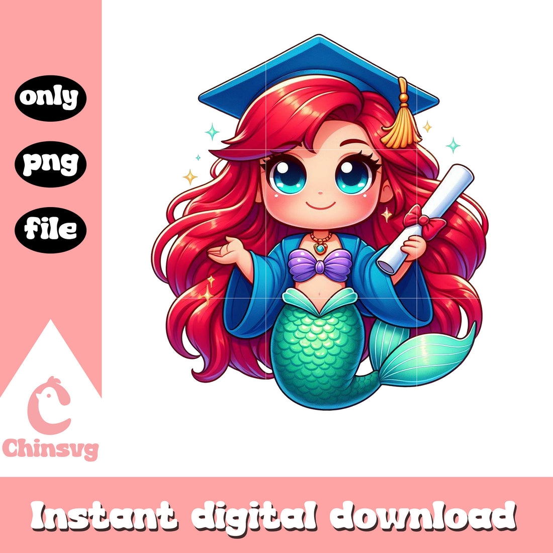 Ariel graduation design png, graduation day png, ariel princess png ...