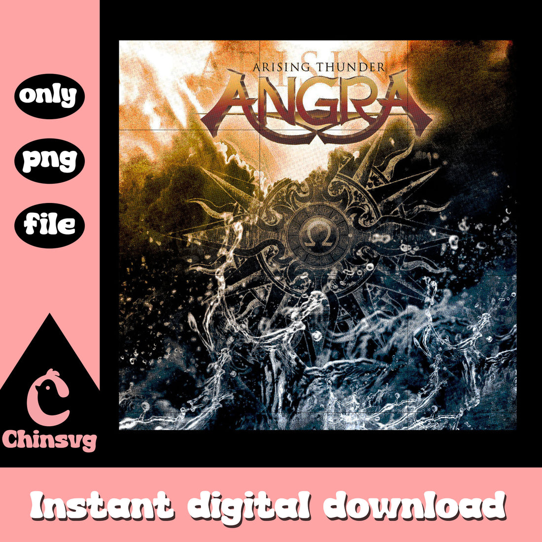 Arising thunder angra logo design png, angra band png, music band png ...