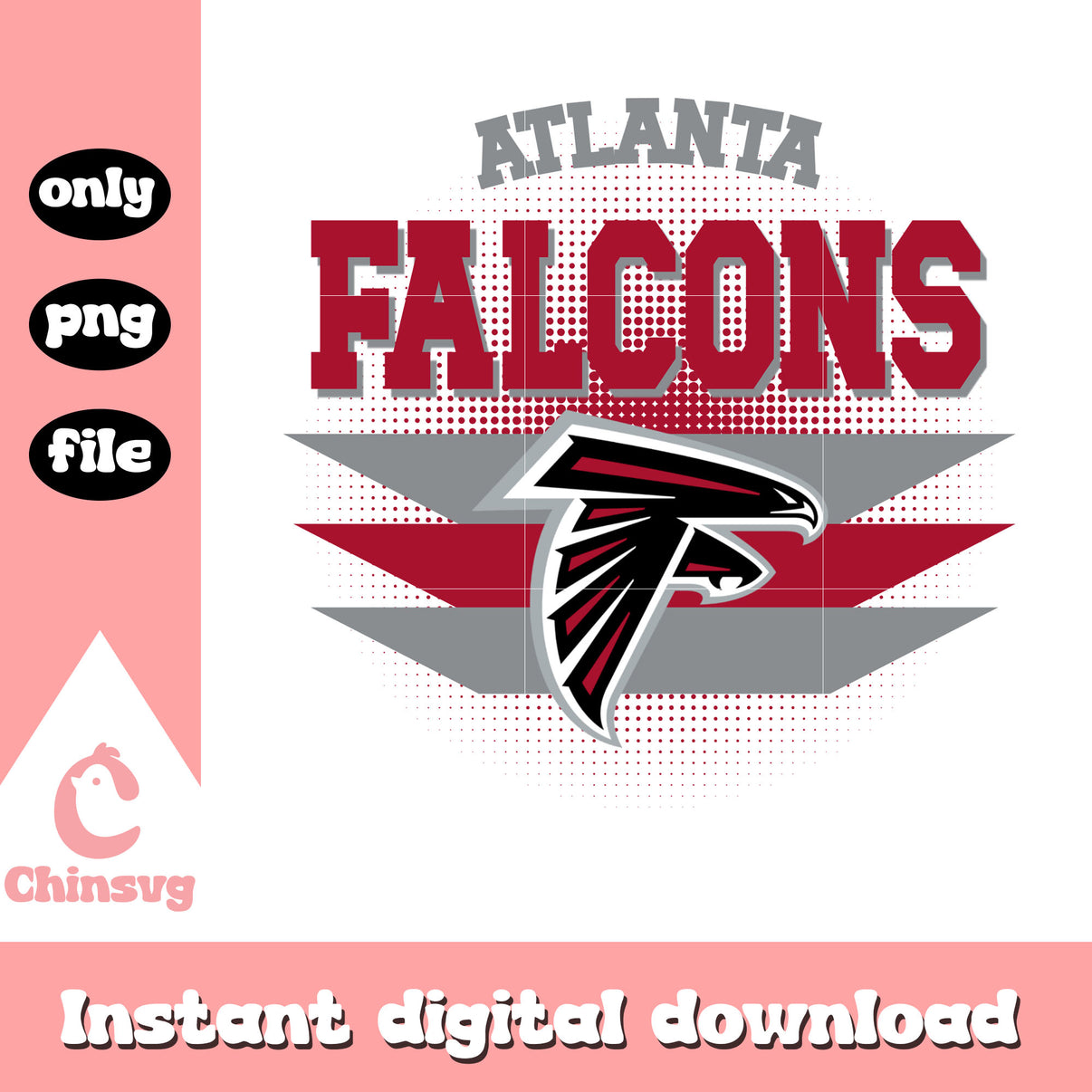 Atlanta Falcons football team logo png, sport games png – Chinsvg