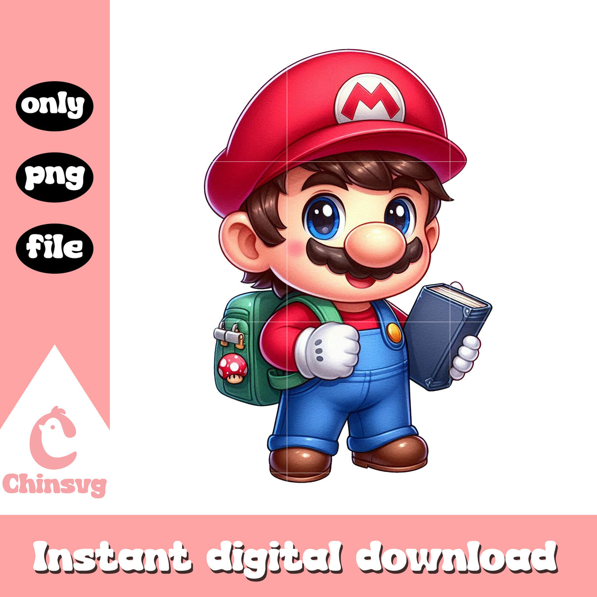 Baby mario character back to school png, old school cartoons png – Chinsvg