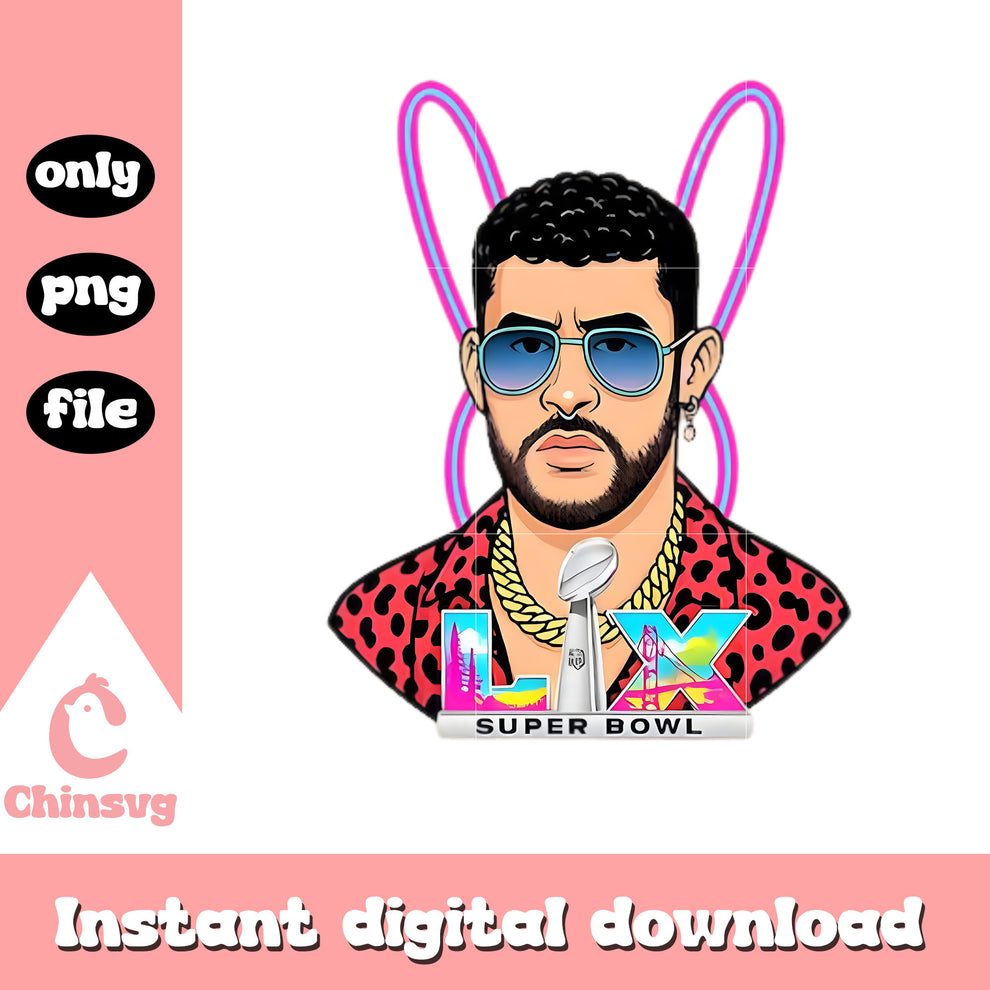 Bad bunny face lix super bowl png, who is bad bunny png – Chinsvg