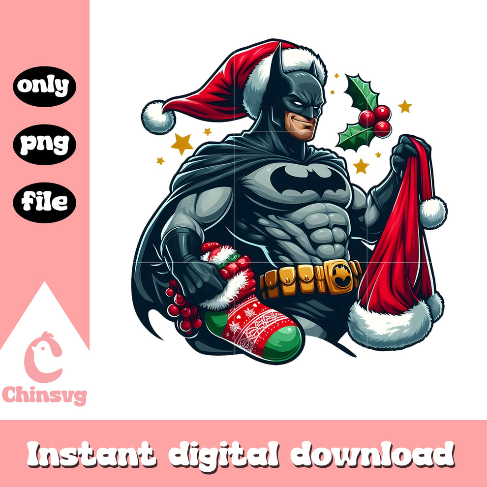 Batman merry christmas design png, batman character png – Chinsvg