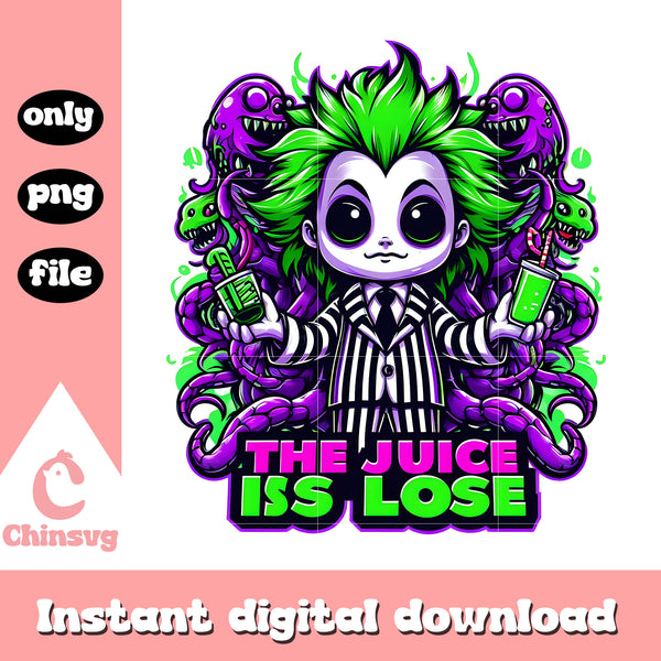 Beetlejuice chibi the juice it lose png, Beetlejuice chibi png – Chinsvg