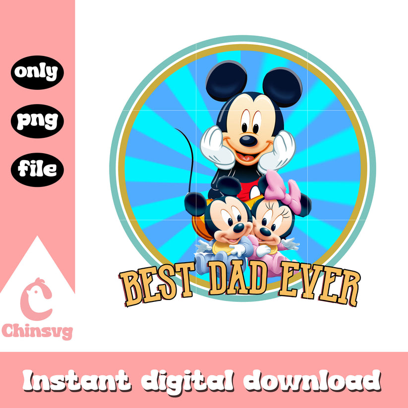 Best dad ever mickey characters png, mickey png, disney cartoon png ...