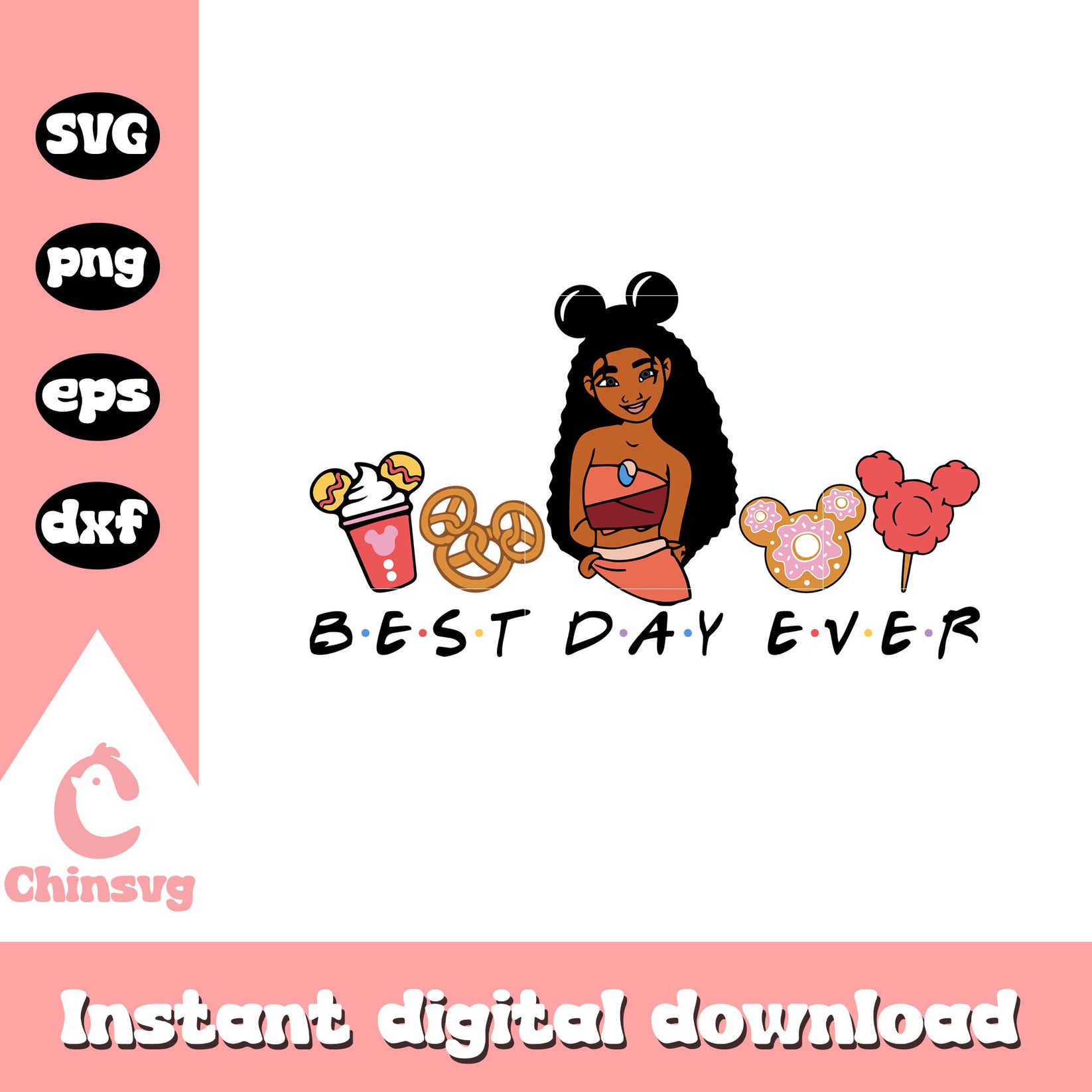 Best day ever princess moana svg, princess moana disney svg – Chinsvg