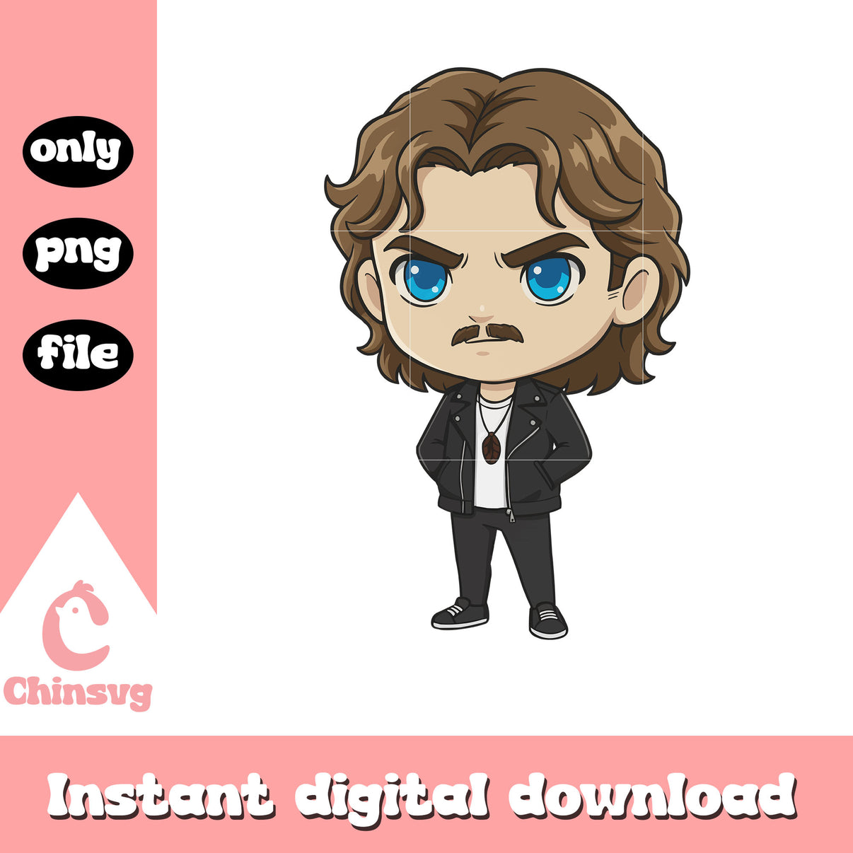 Billy stranger things chibi png, stranger things png, movies on netfli ...