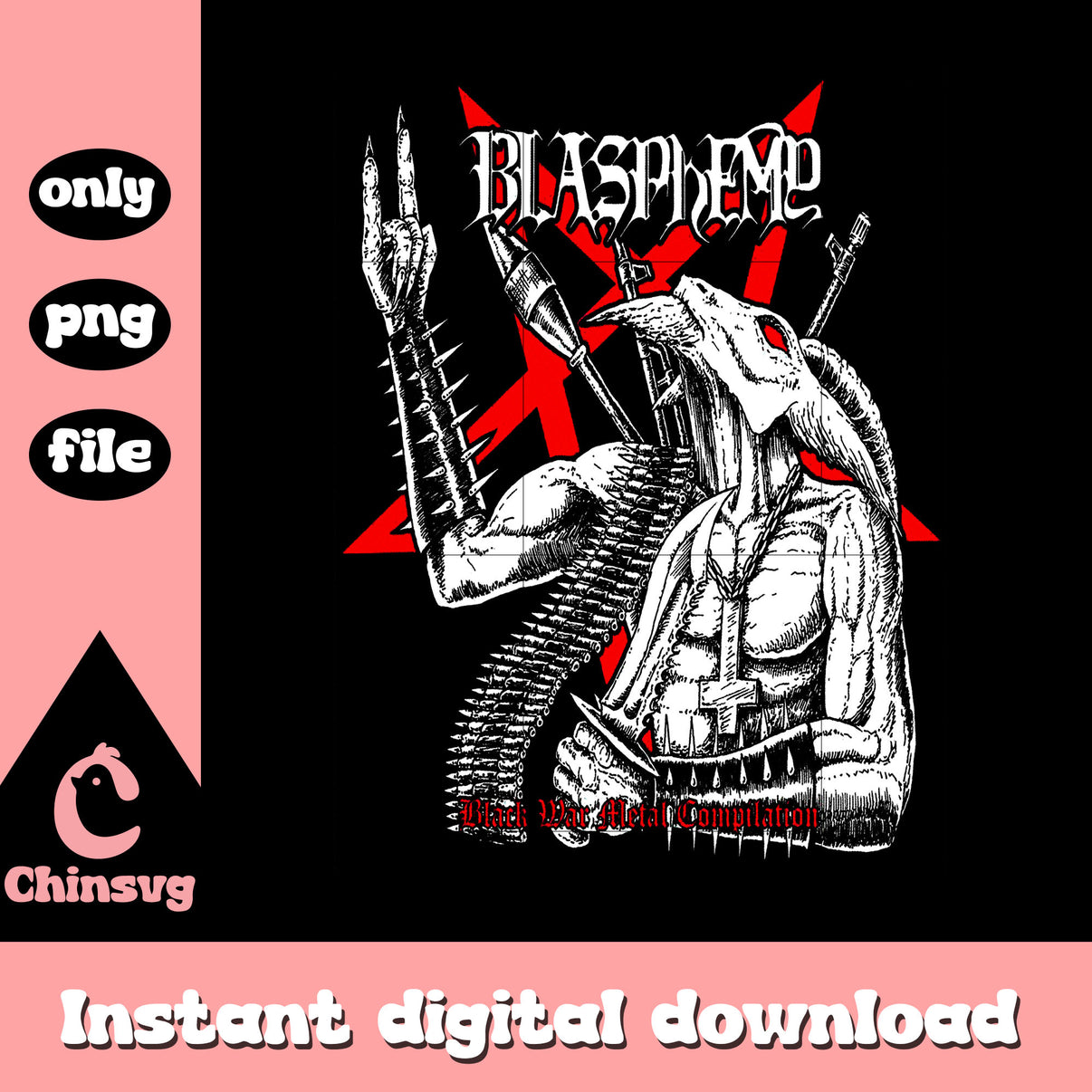 Blasphemy logo design png, horror movie png, logo design png – Chinsvg