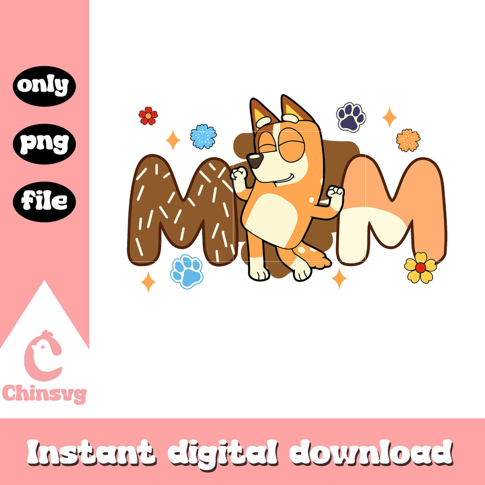 Bluey Chilli mom dance png, Bluey mom png, mum life png – Chinsvg