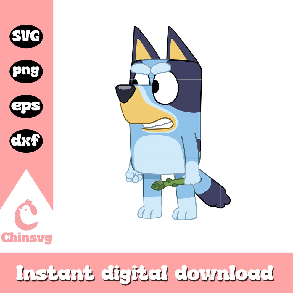 Bluey dog angry svg, bluey emotion svg, bluey cartoon svg – Chinsvg