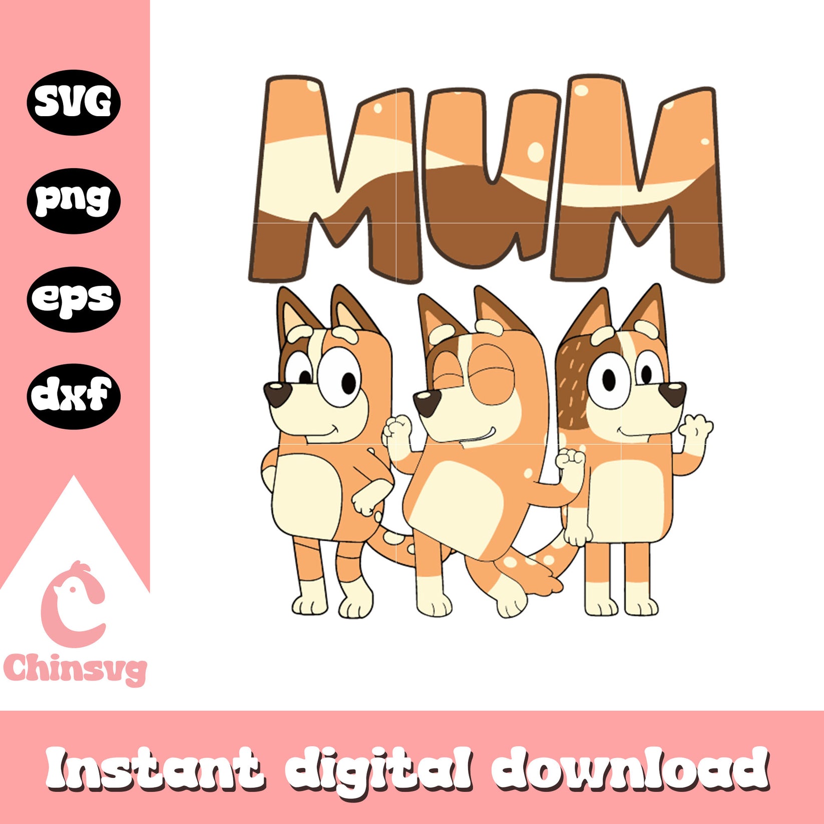 Bluey mom Chilli Heeler svg, chilli bluey mom svg, bluey svg – Chinsvg