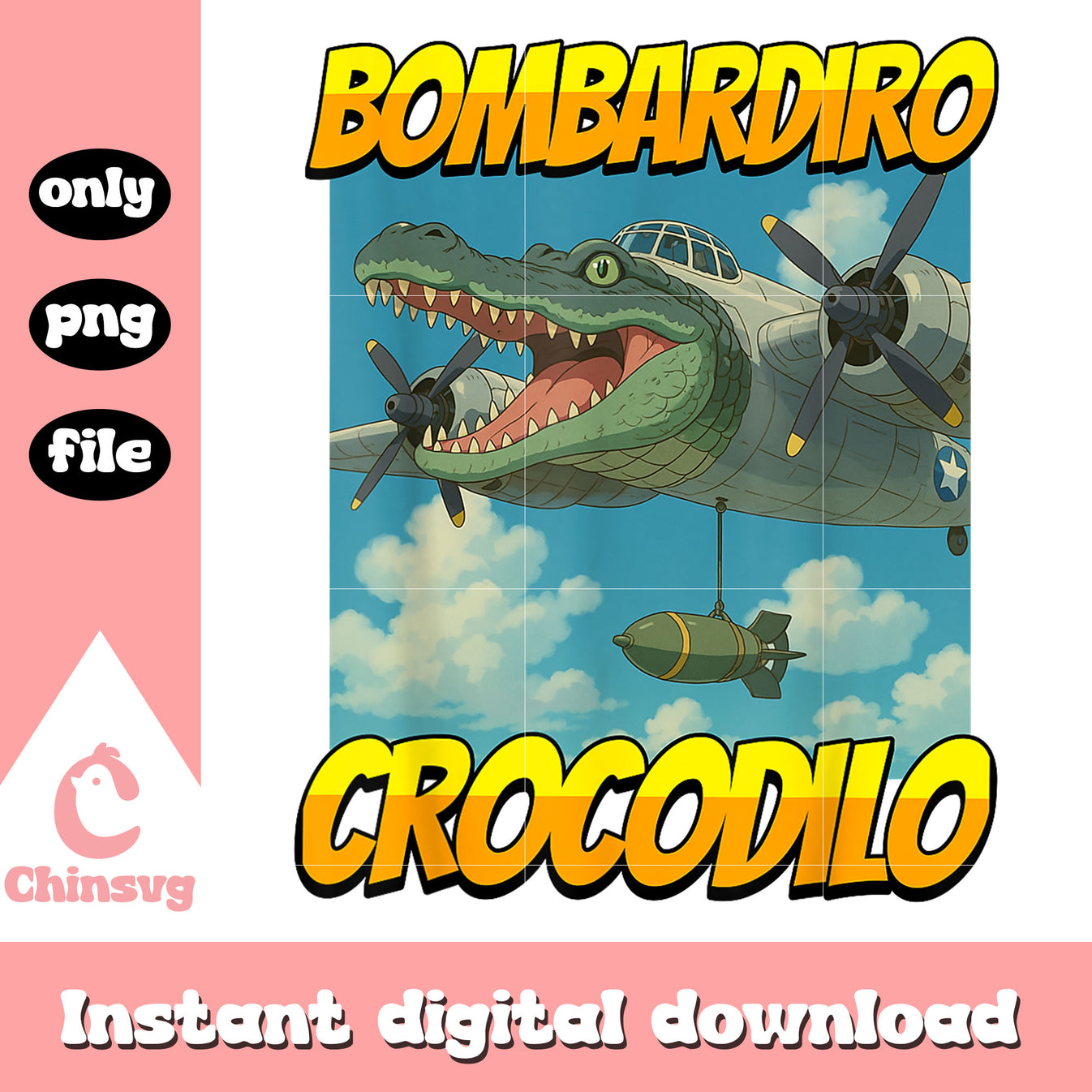 Bombardino crocodilo funny meme png, trend meme png – Chinsvg