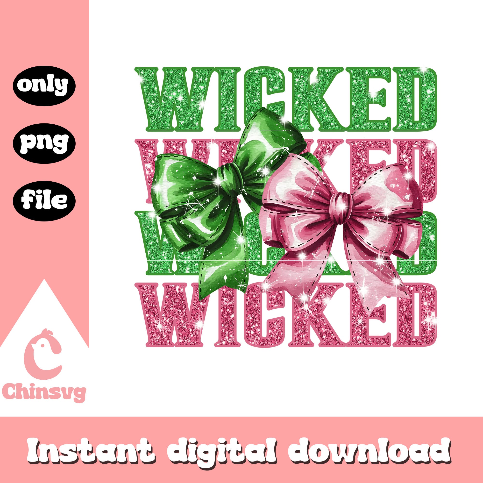 Bow wicked logo design png, wicked movie png, wicked logo png – Chinsvg