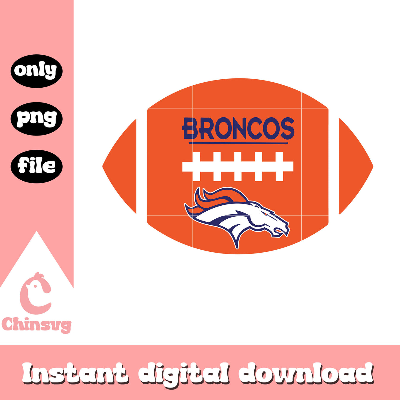 Broncos denver ball logo clipart svg, retro denver broncos t shirt svg ...