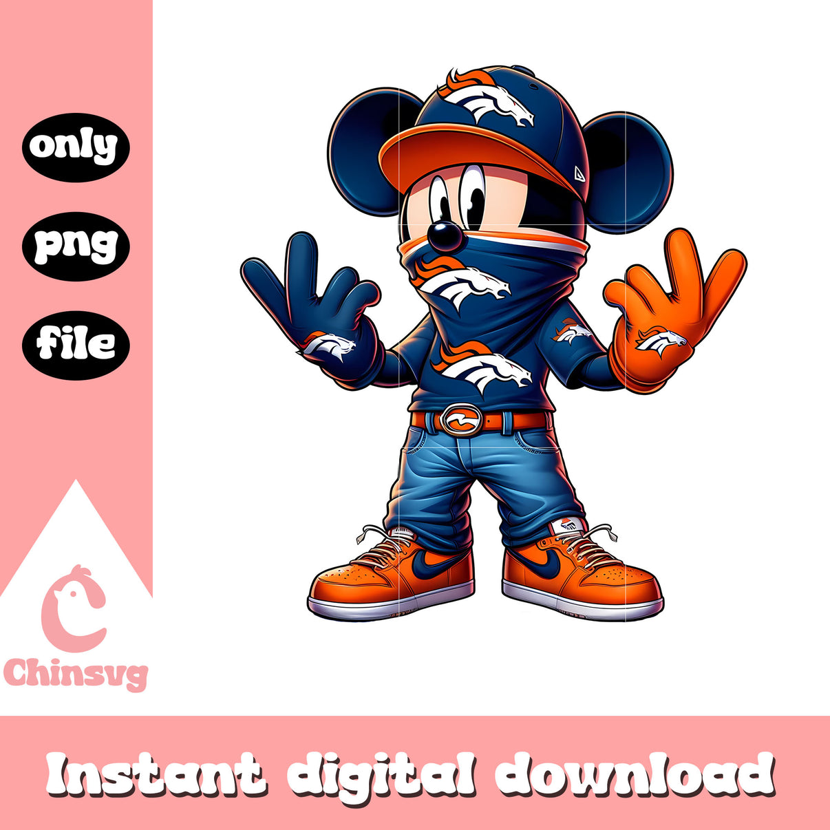 Broncos mickey design logo png, nfl denver broncos png – Chinsvg