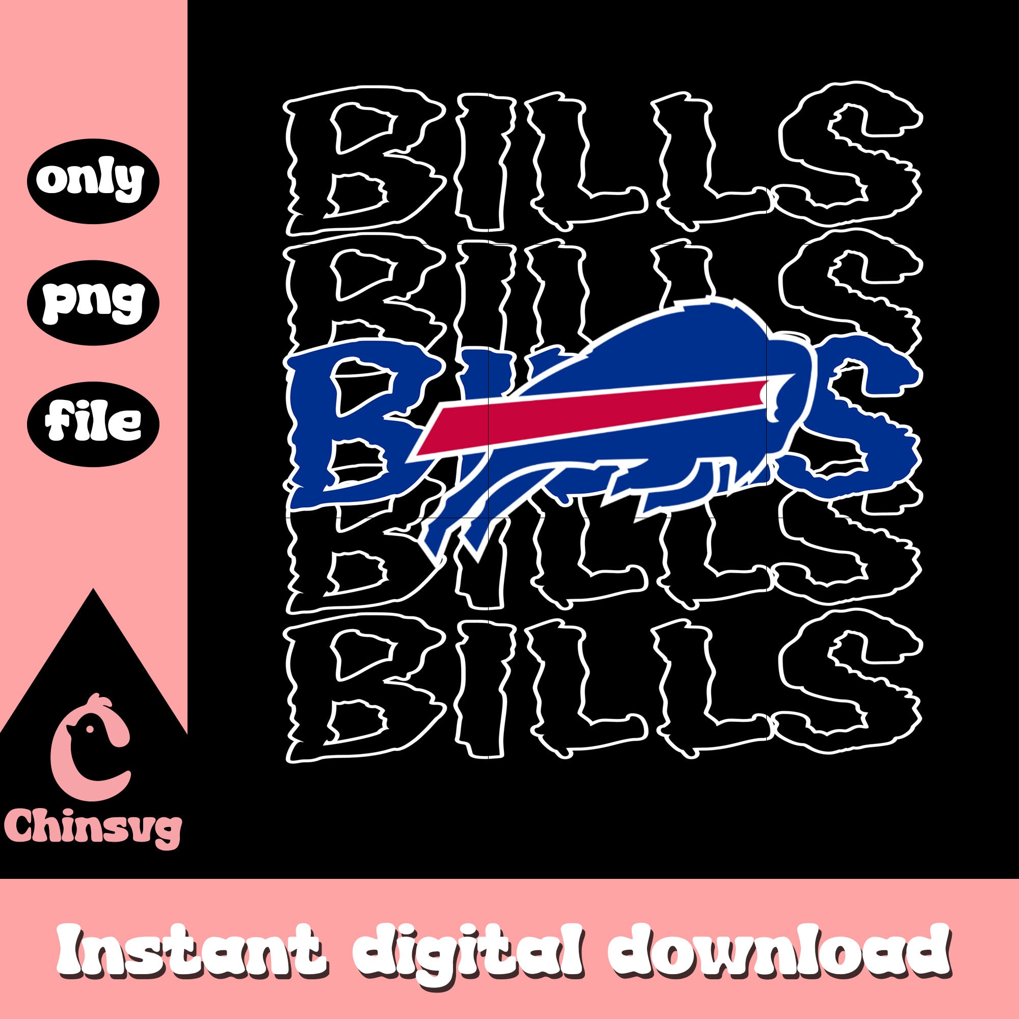 Buffalo Bills nfl team logo design png, nfl football png – Chinsvg