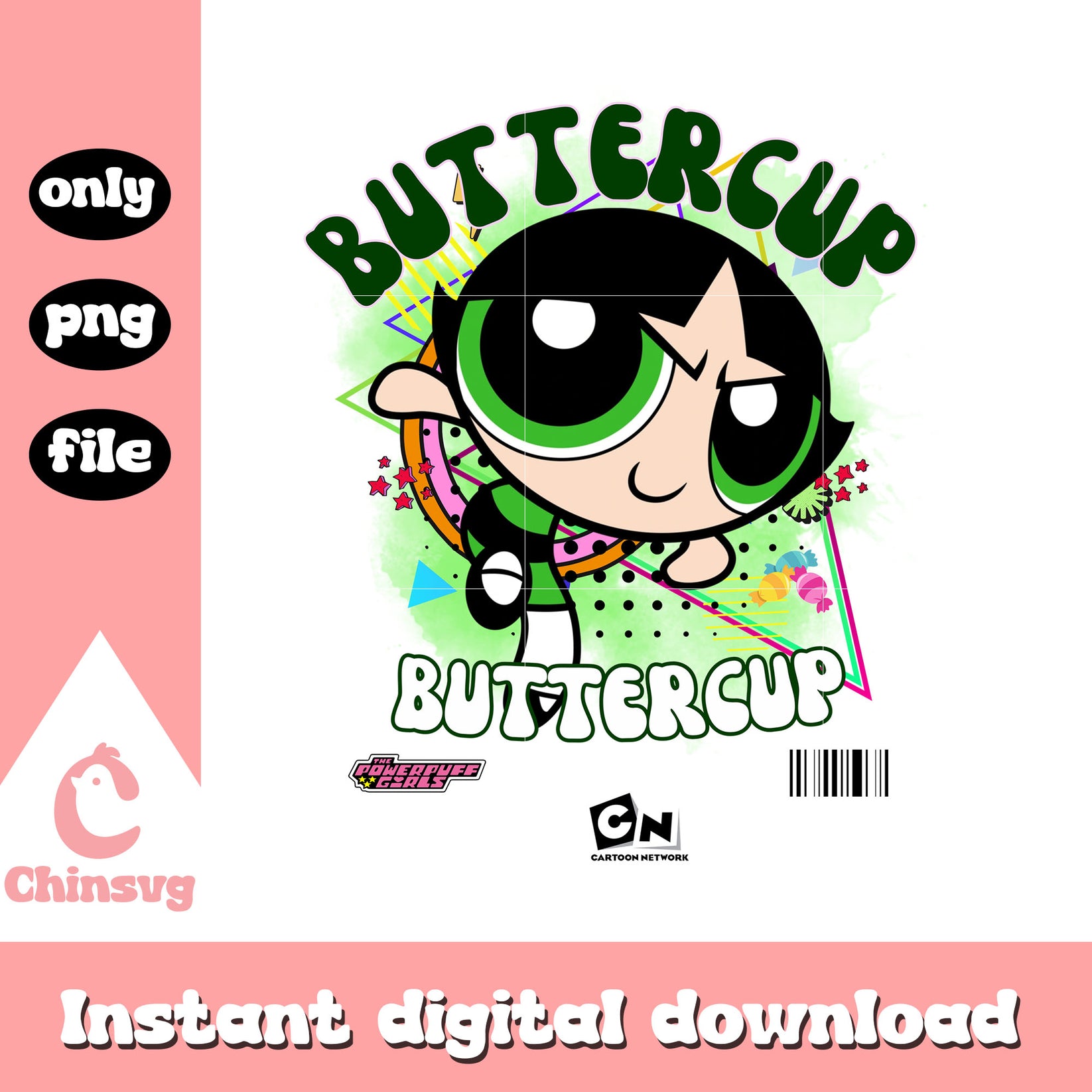 Buttercup the powerpuff girls design png, the powerpuff girls movie pn ...
