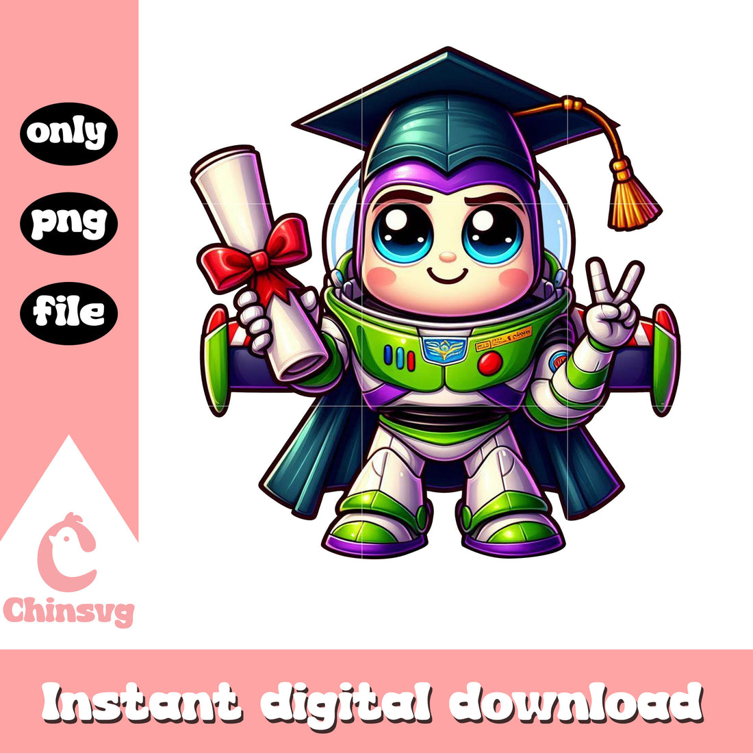 Buzz lightyear toy story graduation design png, buzz lightyear png ...