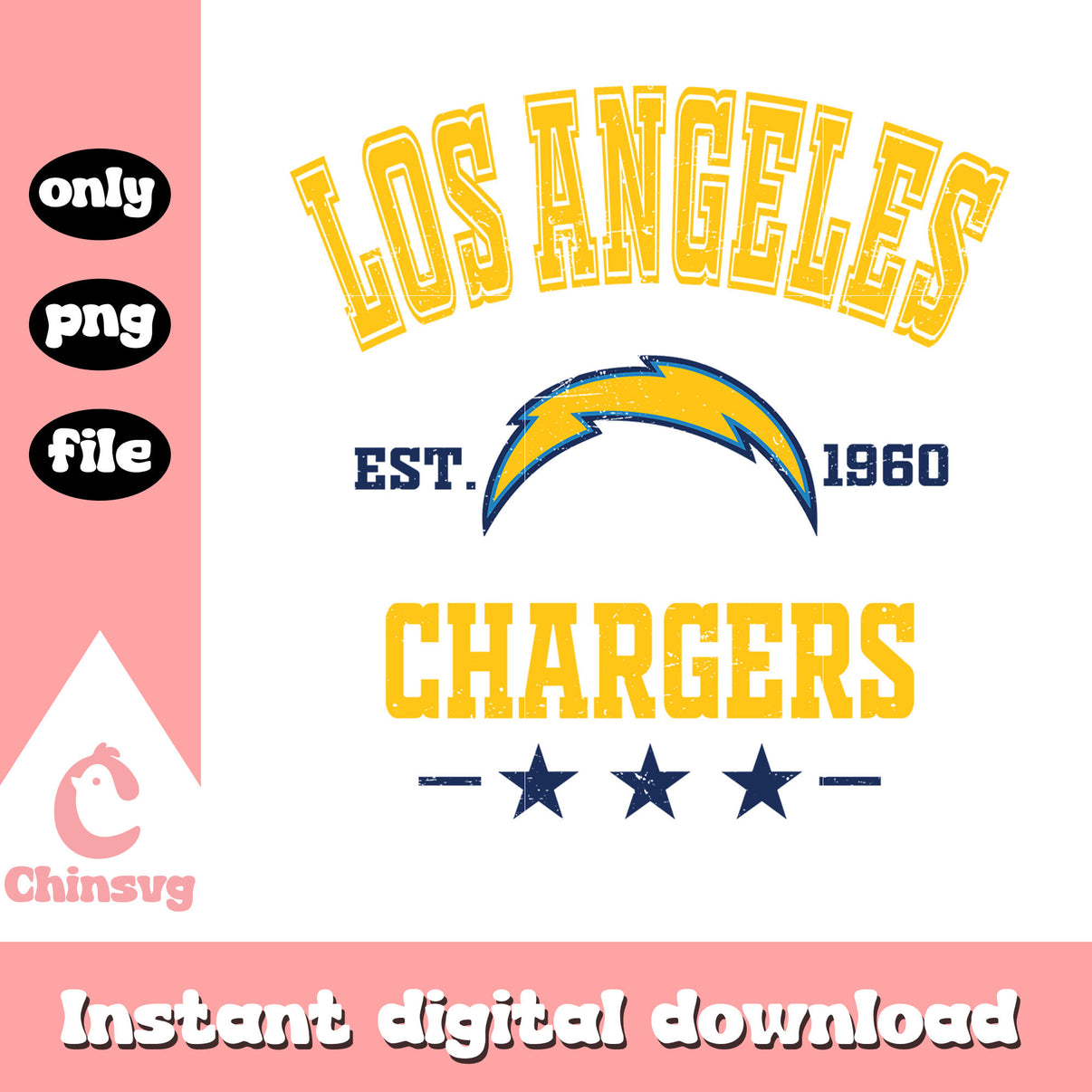 Chargers yellow star logo png, nfl los angeles chargers png – Chinsvg