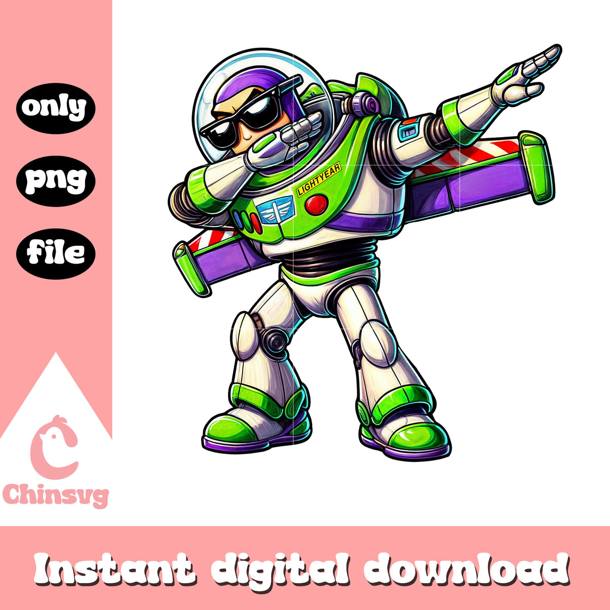 Chibi buzz lightyear dabbing back to school png, buzz lightyear art pn ...