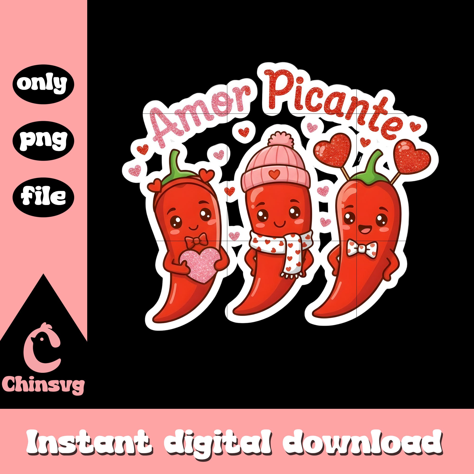 Chilli hat cute valentine png, valentines day love png – Chinsvg