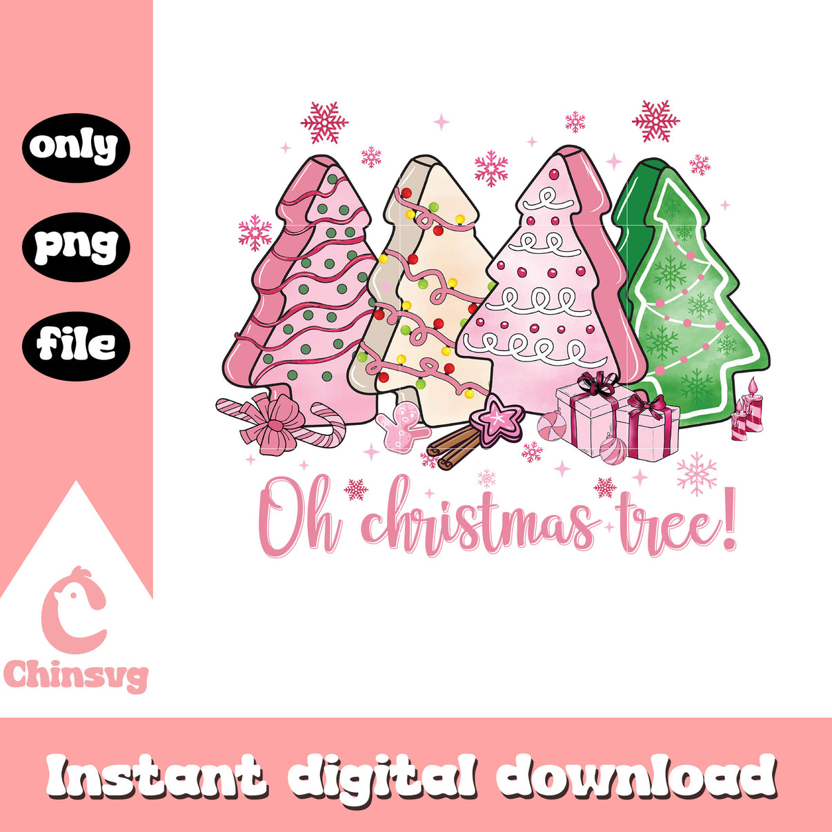 Christmas tree cakes design png, christmas tree cake png – Chinsvg