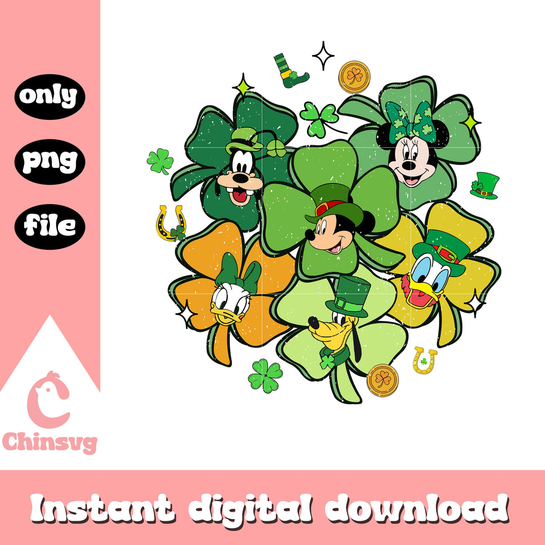 Clover disney patrick png, disney characters png, patrick day png – Chinsvg