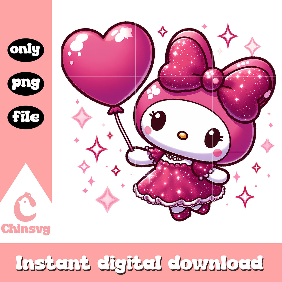 Cute melody valentine day png, valentine png, my melody png – Chinsvg