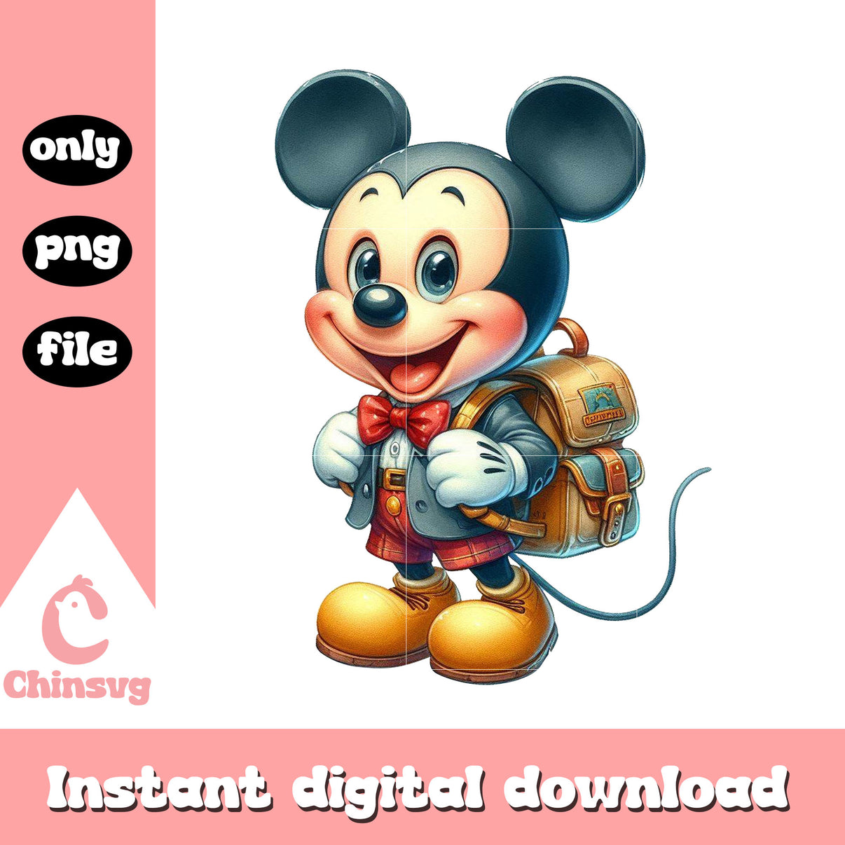 Cute mickey mouse wear school uniform png, school closings png – Chinsvg