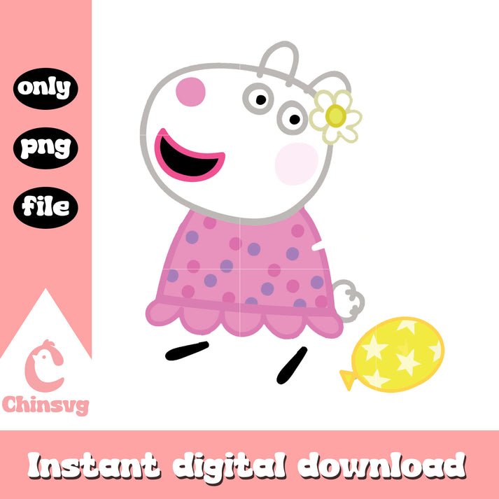 Cute suzy sheep character design png, suzy sheep peppa pig png – Chinsvg