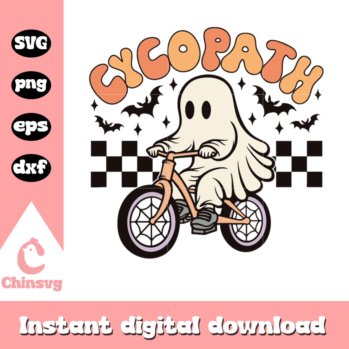 Cycopath ghost halloween svg, ghost svg, halloween svg – Chinsvg