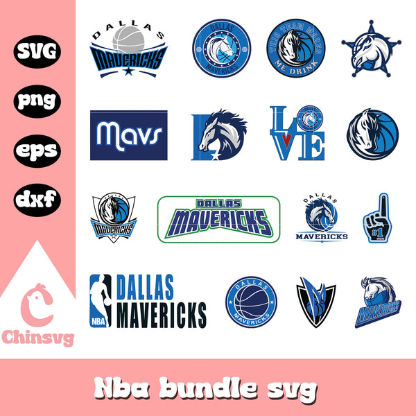 Dallas Mavericks nba design bundle svg, nba logos svg – Chinsvg