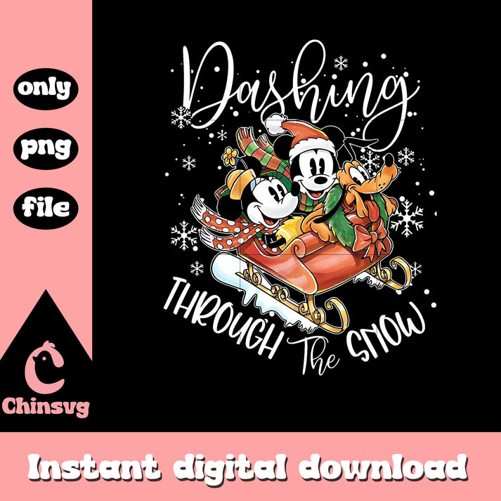 Dashing through the snow minnie mickey png, mickey and minnie png – Chinsvg