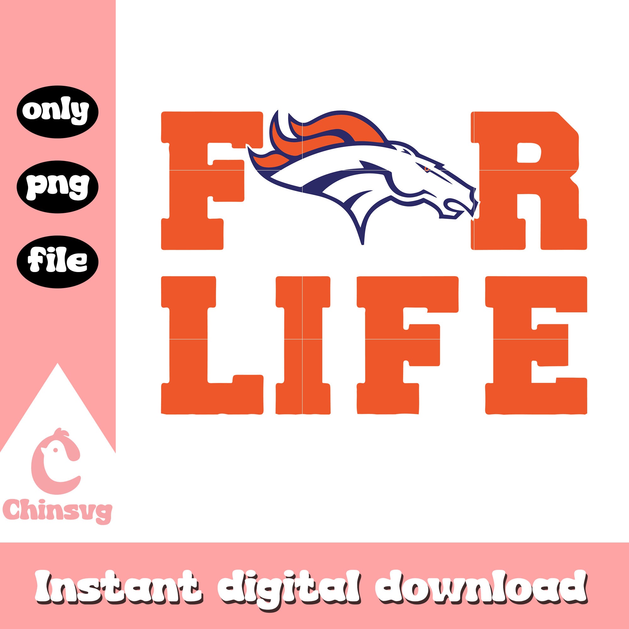 Denver broncos for live font design svg, denver broncos t-shirts svg ...