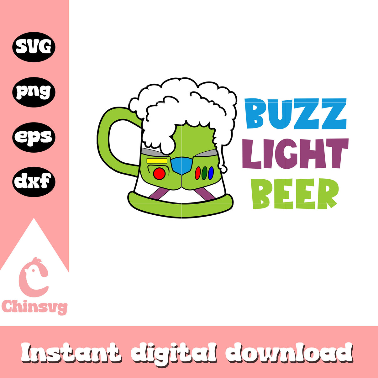 Disney buzz lights beer design svg, buzz light toy story svg – Chinsvg