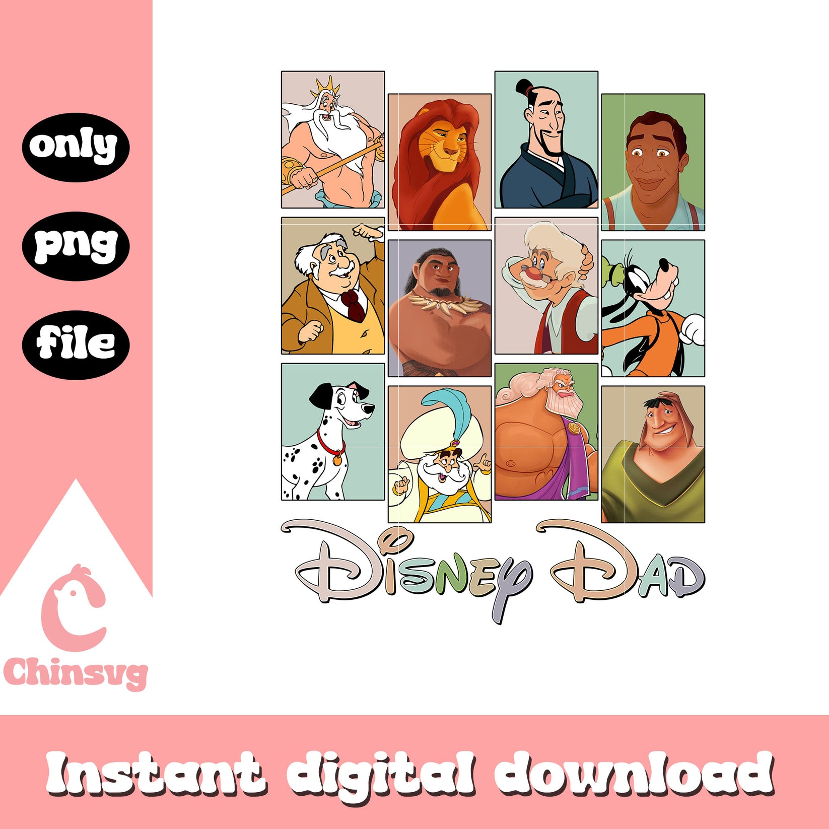 Disney dad characters photogragh png, dad png, disney movies png – Chinsvg