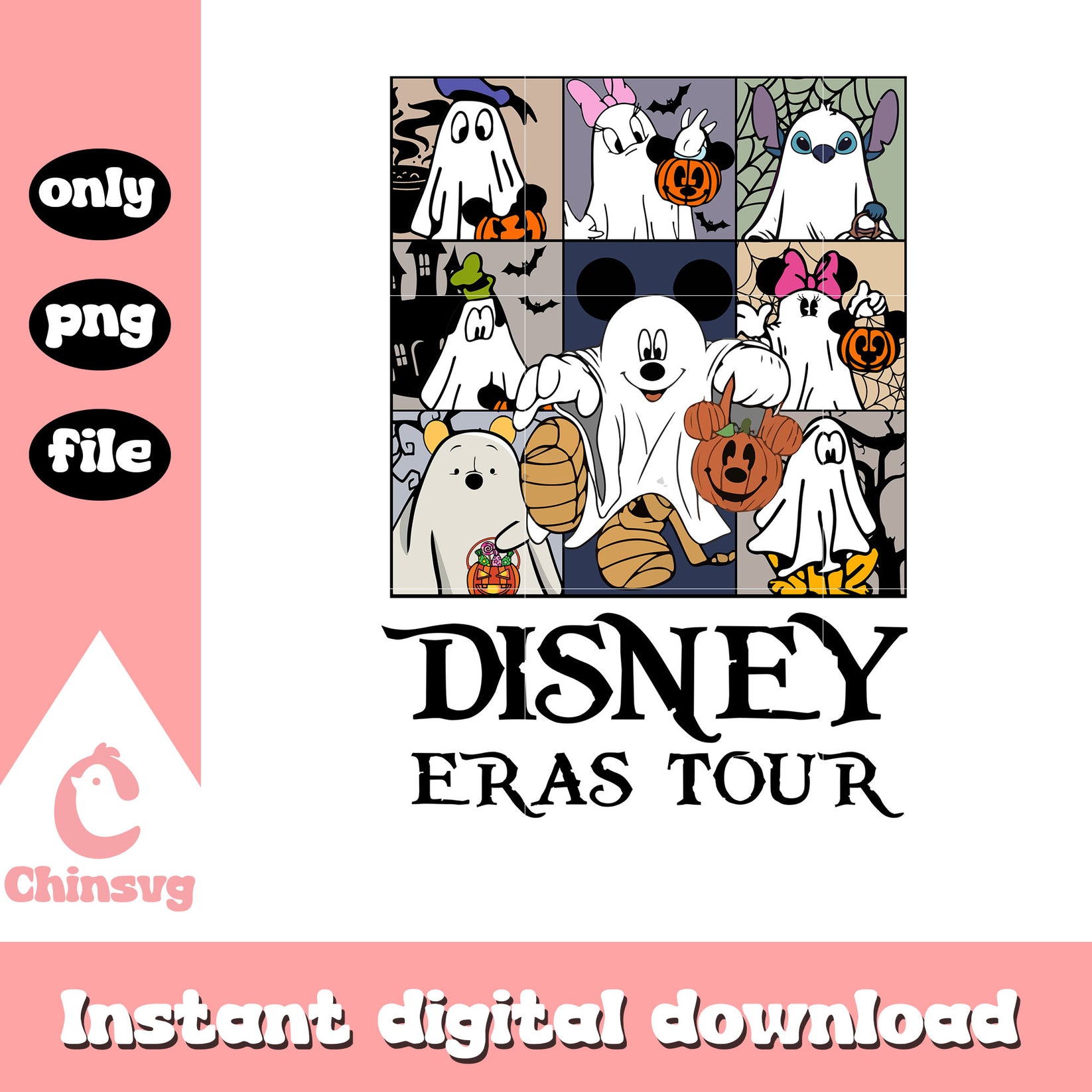 Disney eras tour ghost design png, disney cartoon movies png – Chinsvg
