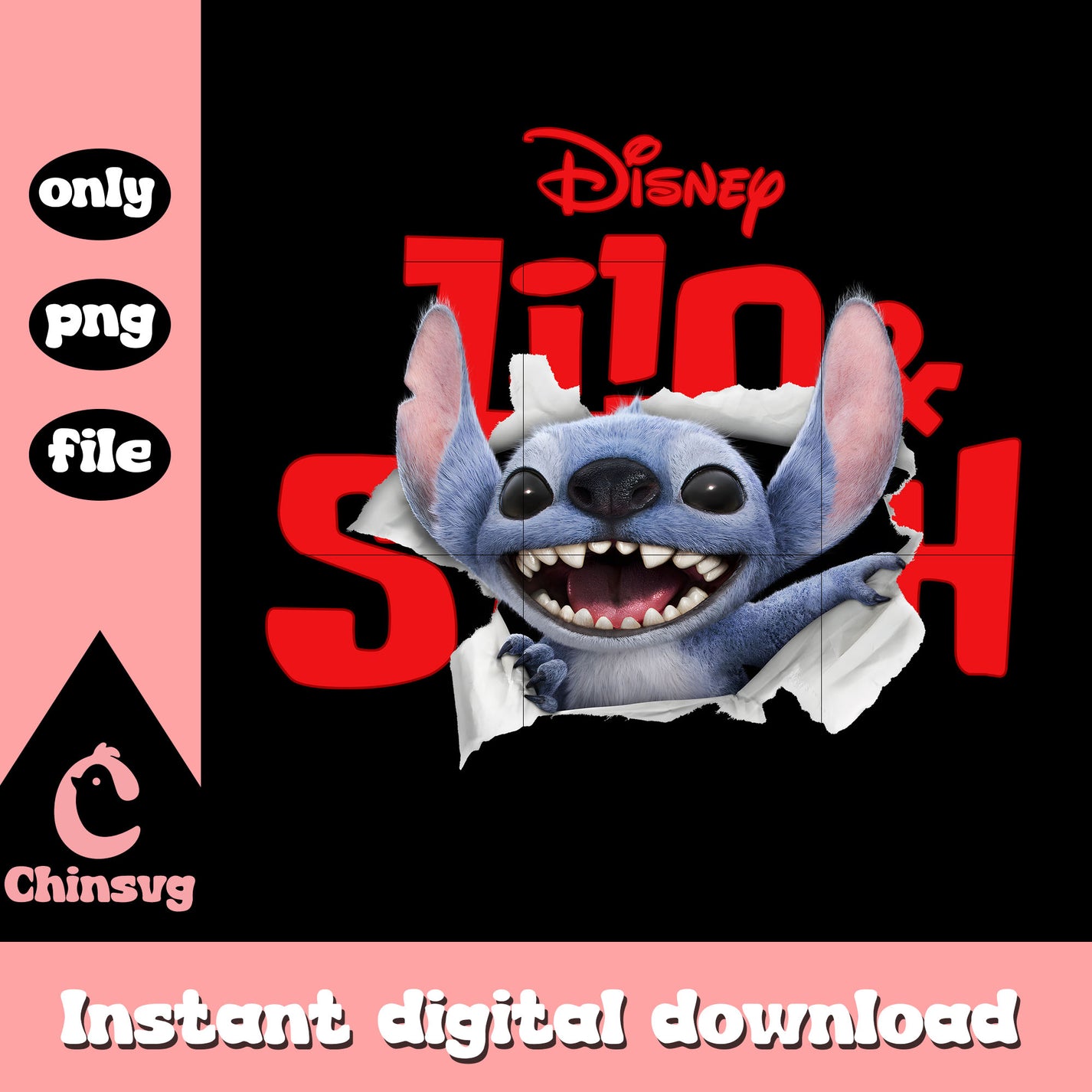 Disney lilo and stitch breakout paper png, stitch character png – Chinsvg
