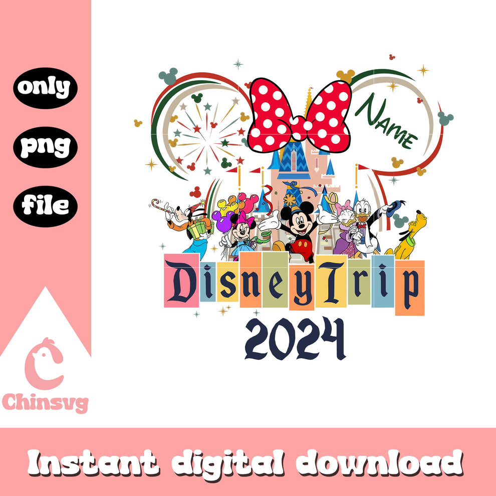 Disneytrip 2024 minnie head name design png, disneytrip png – Chinsvg