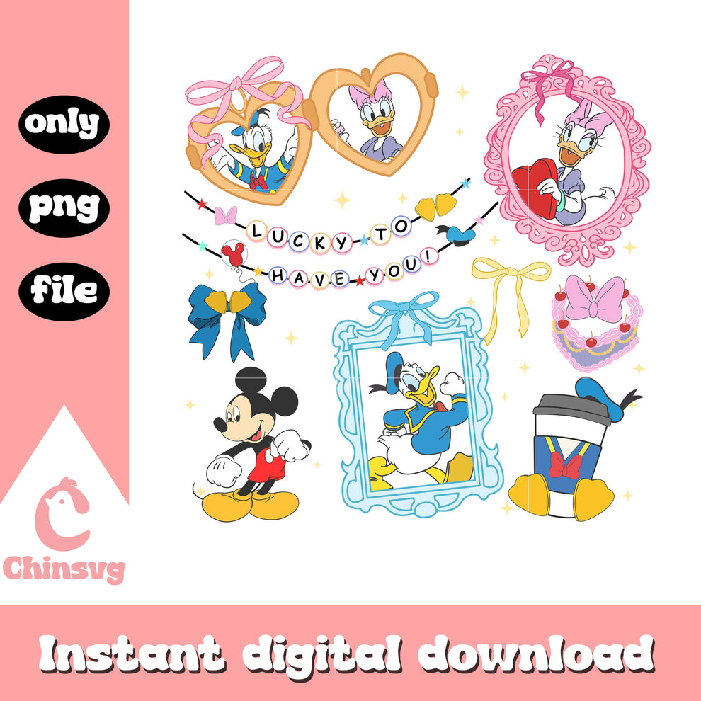 Donald and daisy disney couple png, disney characters png – Chinsvg