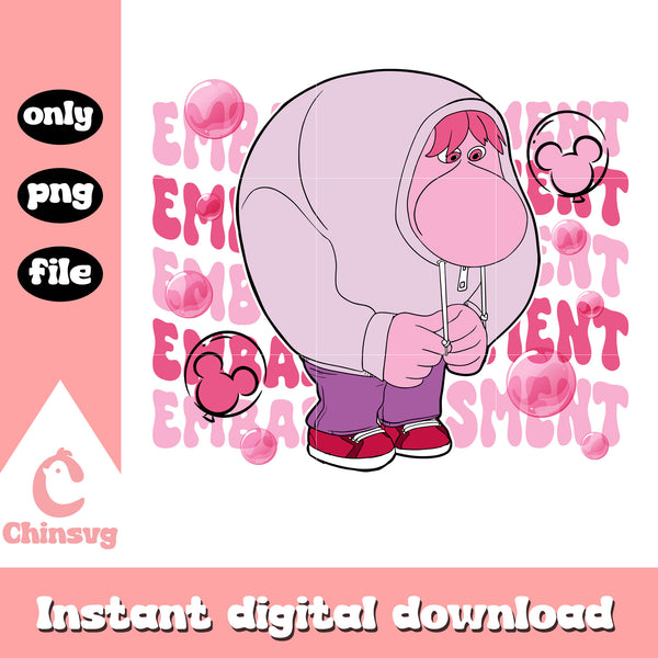 Embarrassment character from inside out png, embarrassment from inside ...