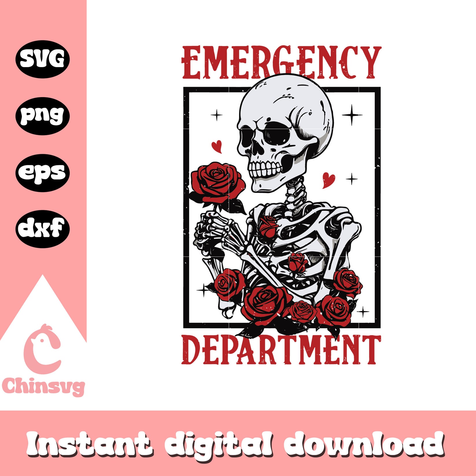 Emergency department valentine skeleton svg, human skeleton svg – Chinsvg