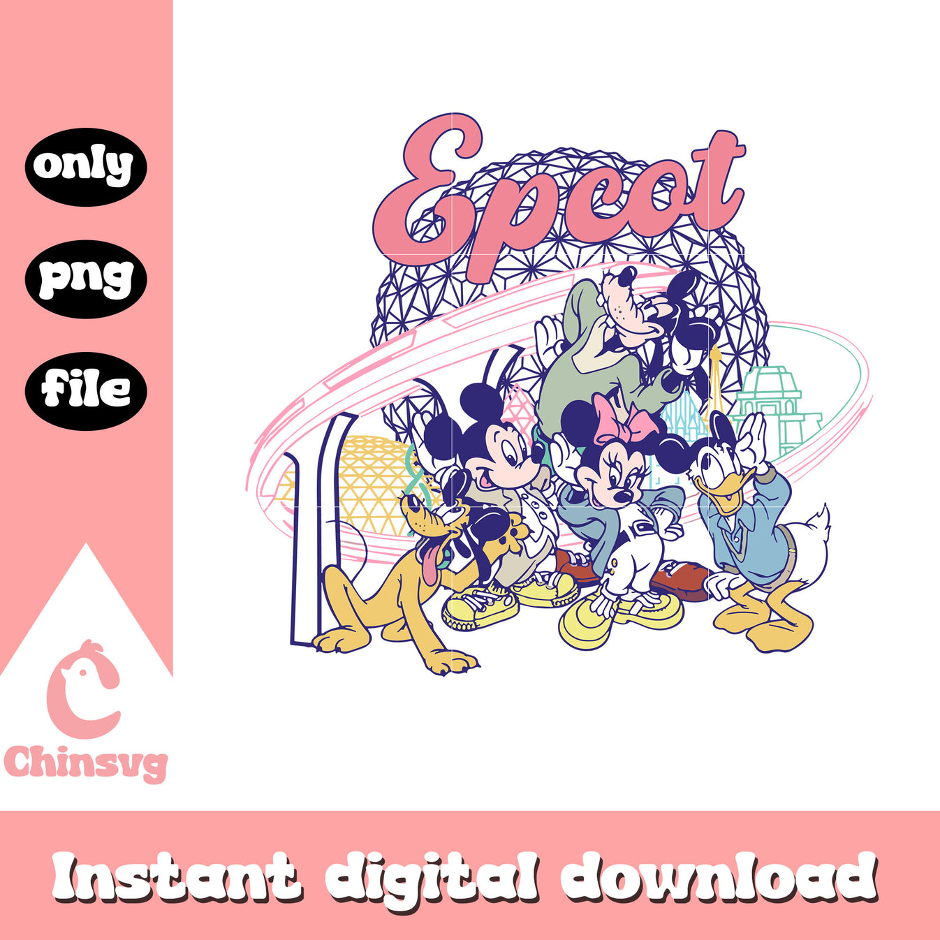 Epcot mickey and friends png, disney characters png, disney png – Chinsvg
