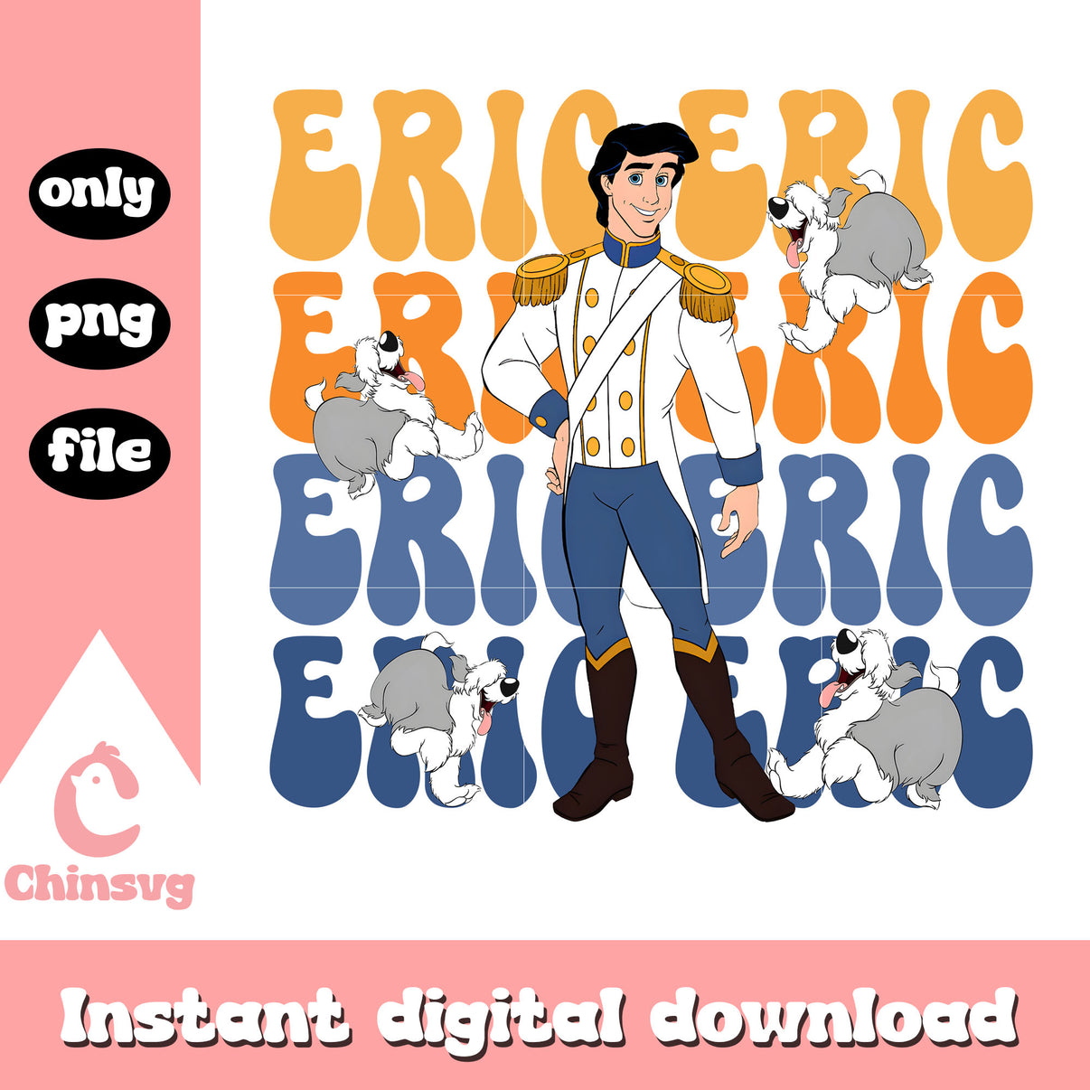 Eric prince The Little Mermaid cartoon png, eric disney png – Chinsvg