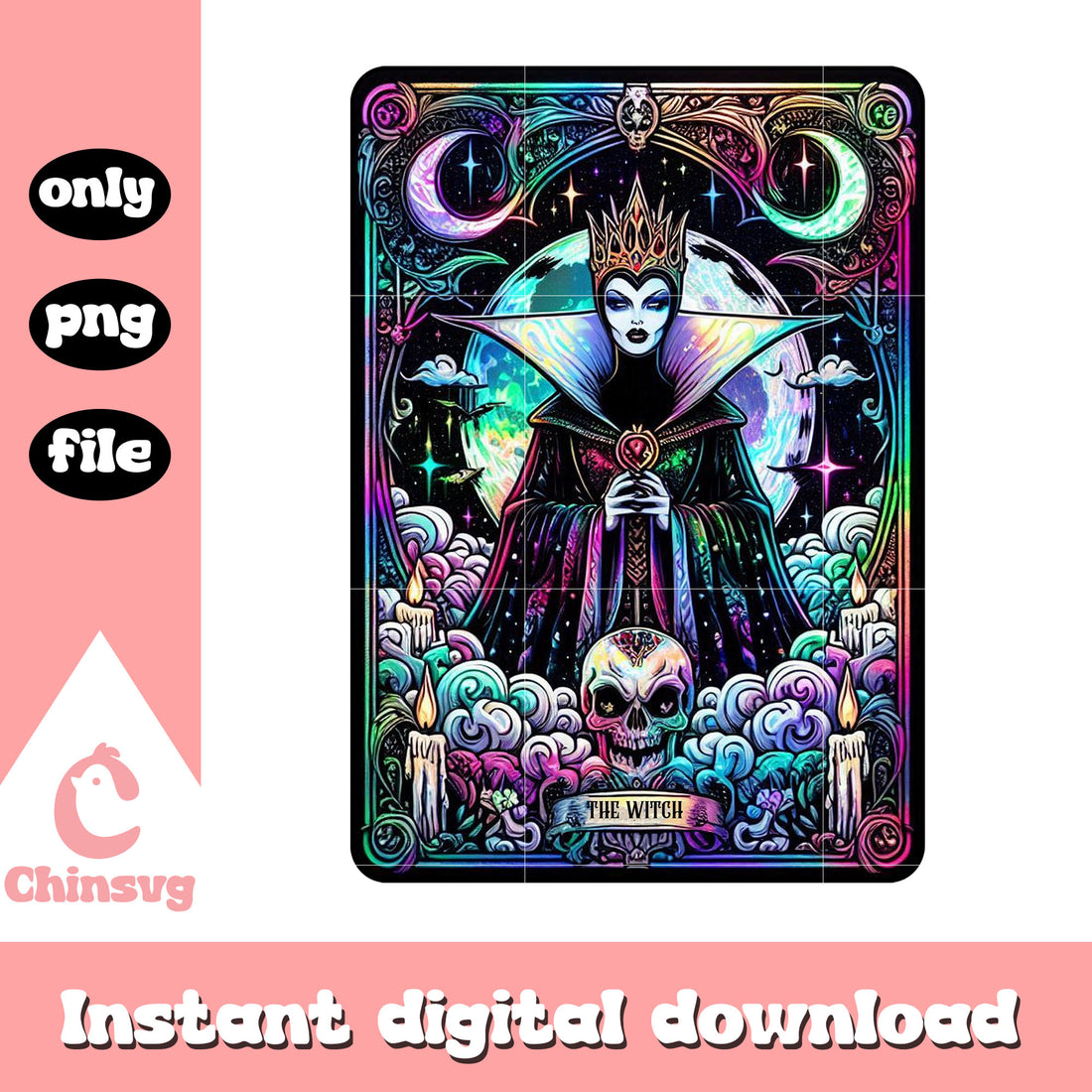 Evil Queen Tarot galaxy Card png, evil queen character png – Chinsvg