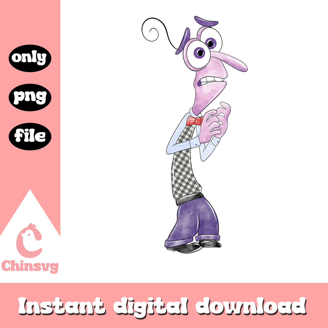 Fear alone inside out design png, inside out fear costume png – Chinsvg