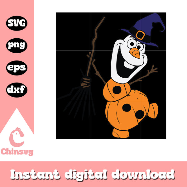 Funny olaf character pumpkin svg, frozen characters svg, olaf svg – Chinsvg